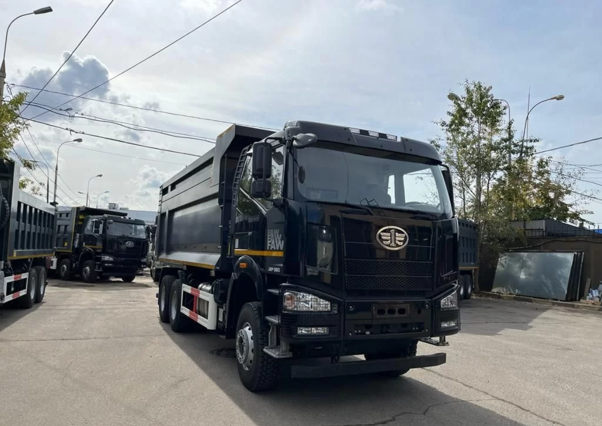 Купить самосвал FAW J6 6x4 – 390 л.с., характеристики и грузоподъёмность 25 000 кг